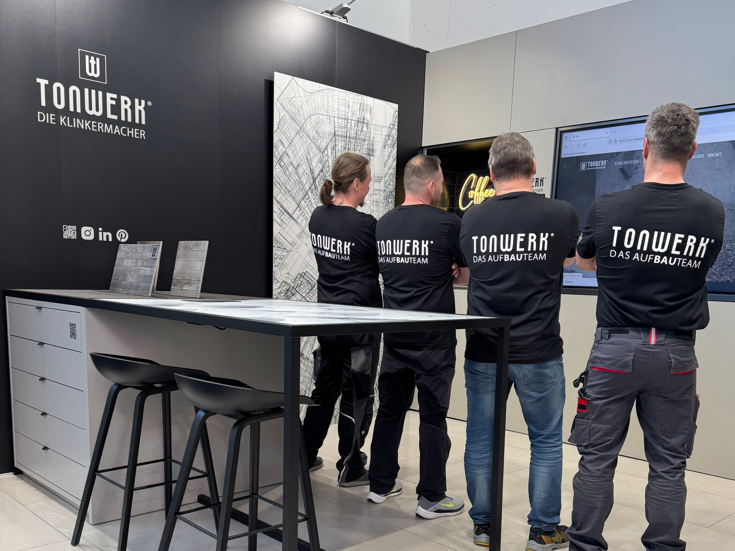 Messe Aufbau Tonwerk-Klinker: Innovationen und Klinker im Fokus